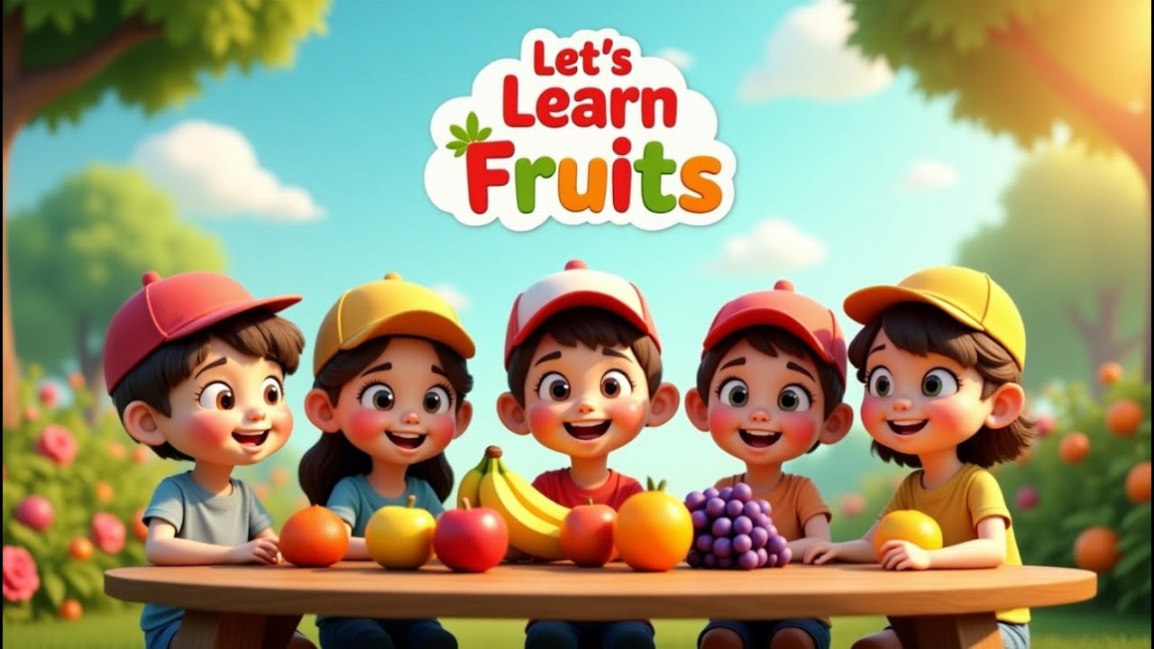 Learn Fruits For Kids Fun Fruit Names Colors And Sounds For