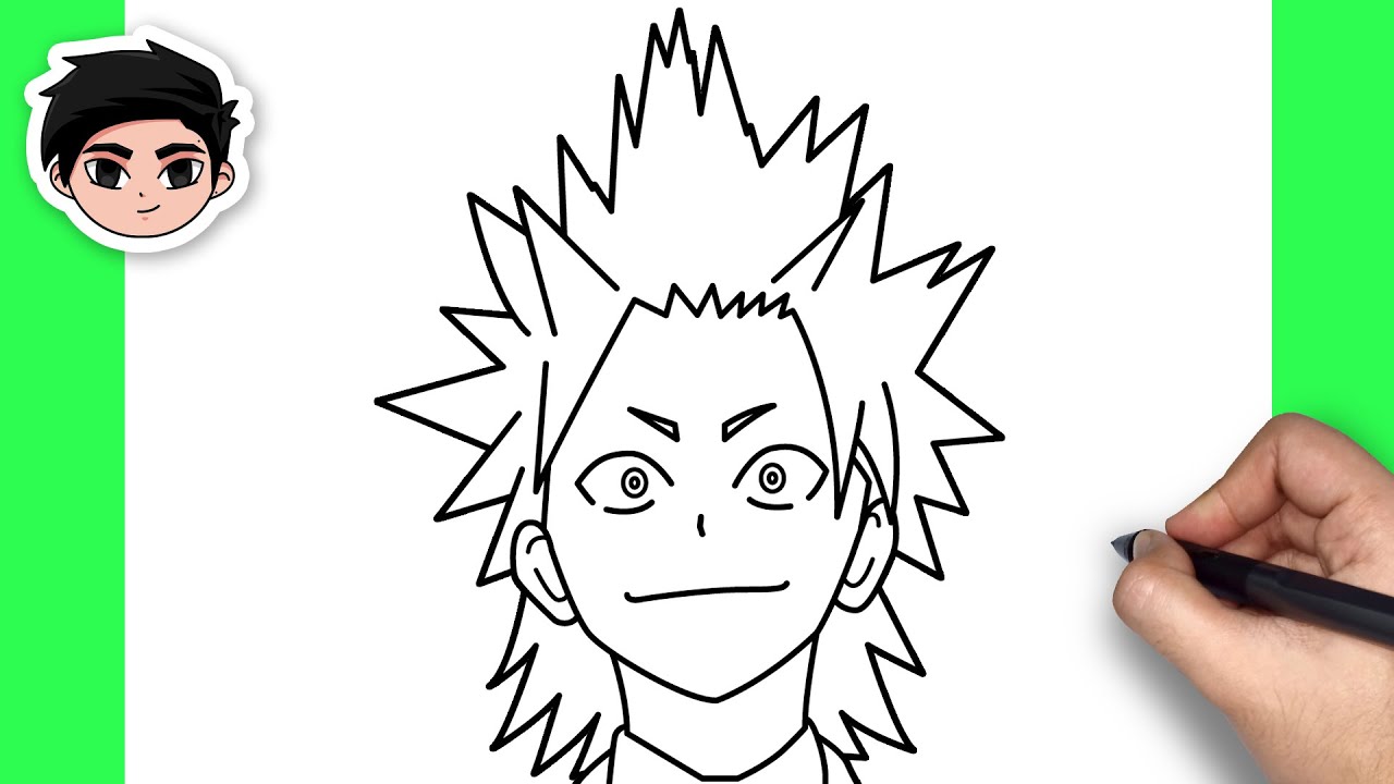 How To Draw Eijiro Kirishima My Hero Academia Easy Step By Step