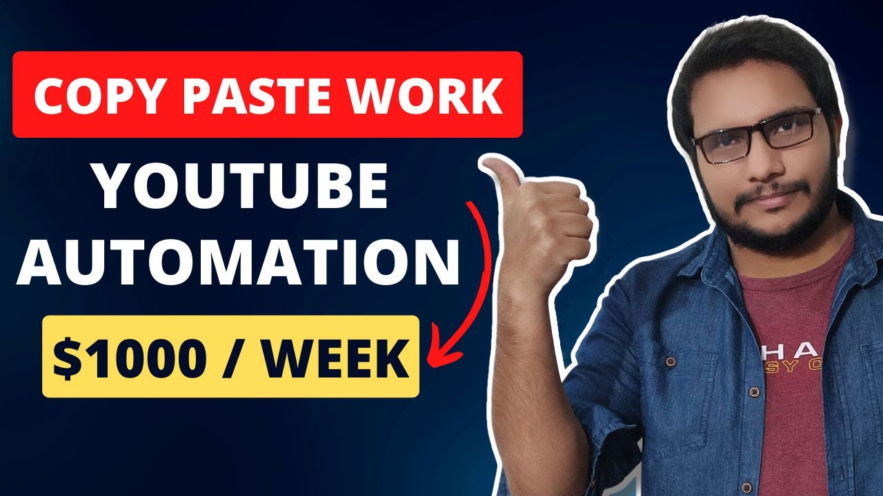 Make Money With Youtube Automation Copy Paste Work Youtube