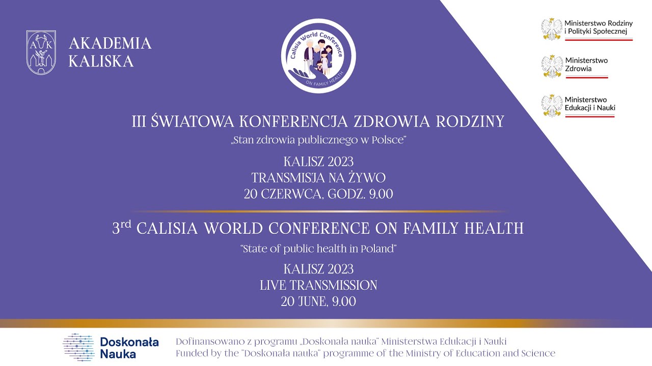 3rd Calisia World Conference On Family Health Eng 20 06 2023 Youtube