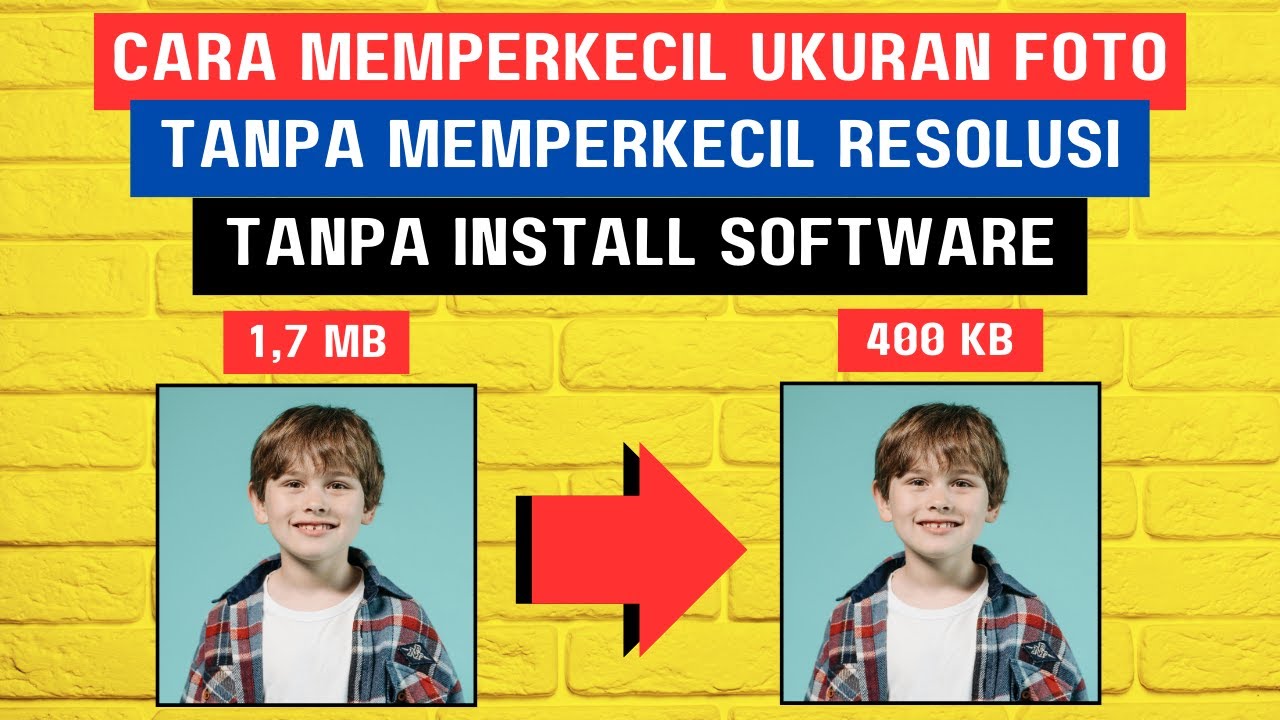 Cara Memperkecil Ukuran File Foto Tanpa Aplikasi Tambahan Youtube