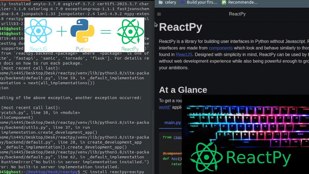 Reactpy Building Components And A Todo App With React And Python