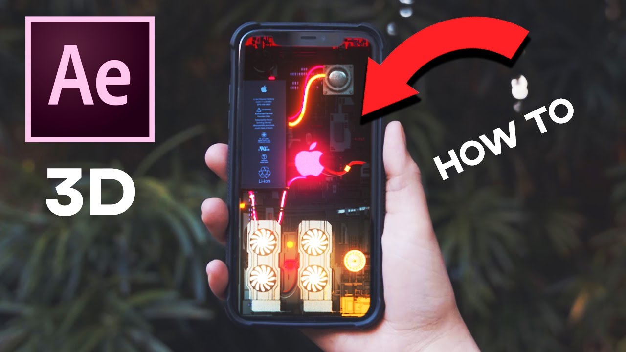 Futuristic Iphone Vfx Tutorial After Effects 3d Youtube