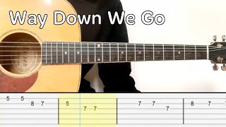 Kaleo Way Down We Go Easy Guitar Tutorial Tabs Chords Chordify