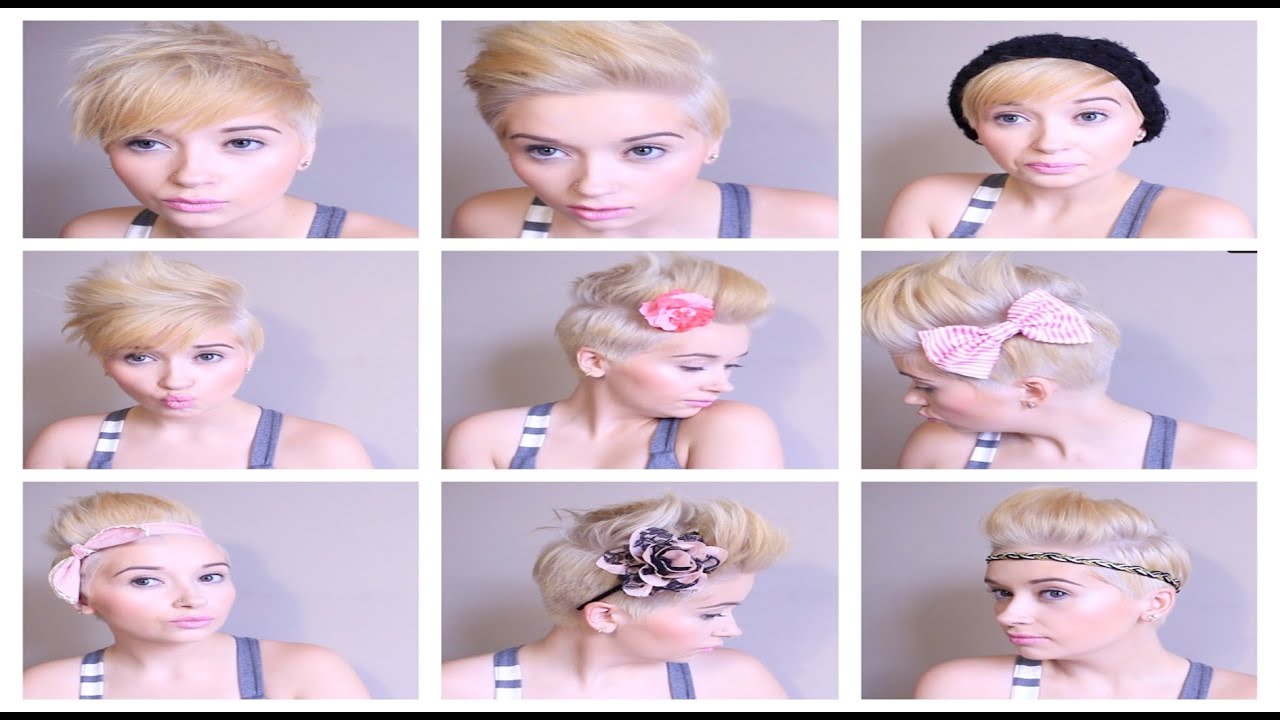 Hair Tutorial How To Rock 6 Different Pixie Styles Youtube