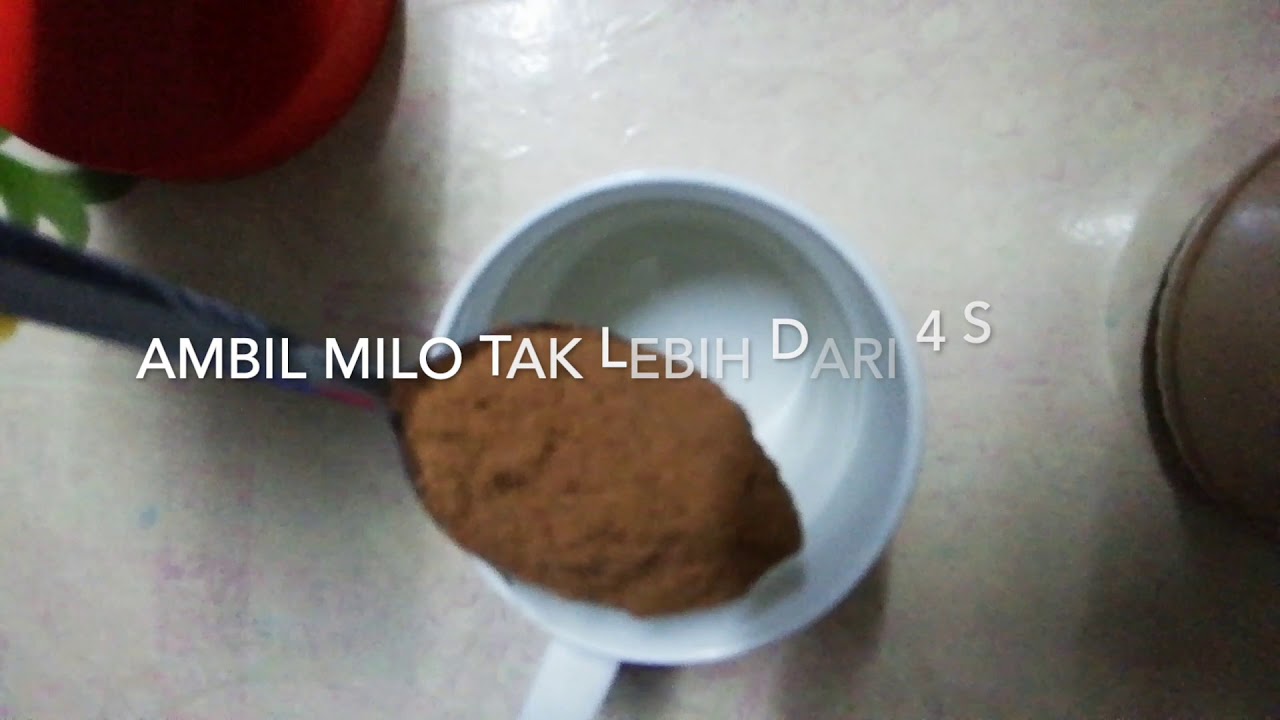 Tutorial Milo Kosong Youtube