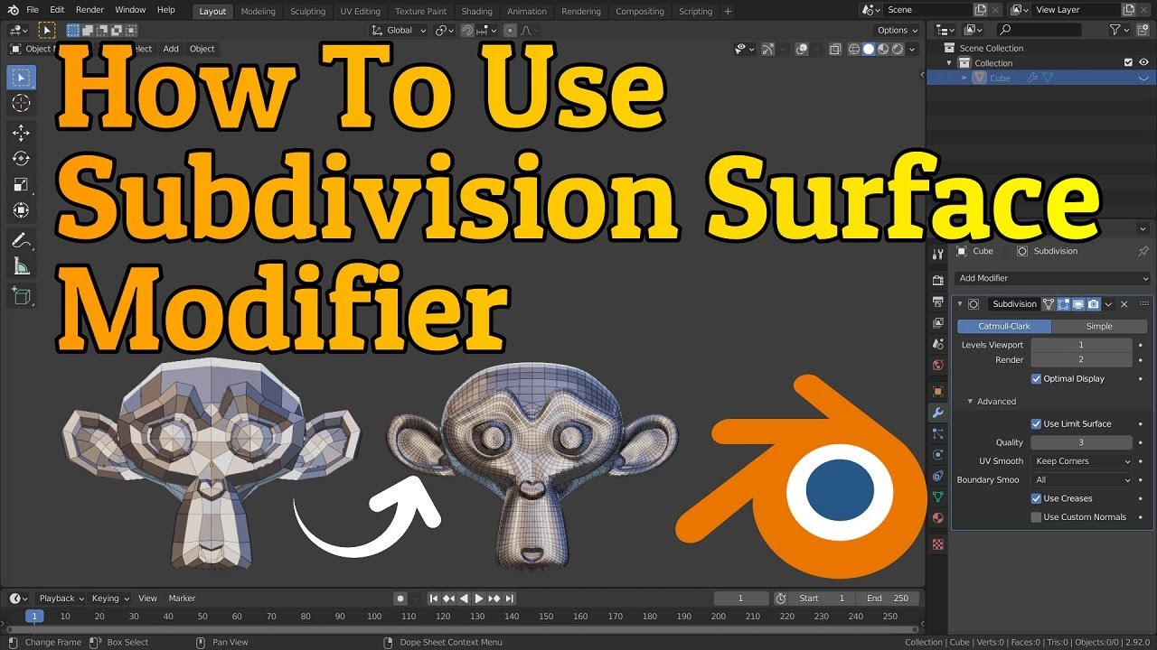 Blender Apply Subdivision Modifier At Keith Turner Blog