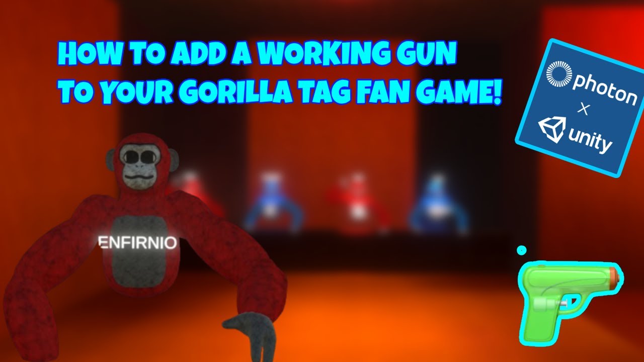 How To Add An Advanced Gun To Your Gorilla Tag Fan Game Youtube