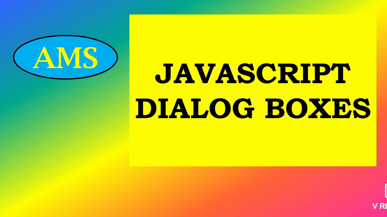 Javascript Dialog Boxes Youtube