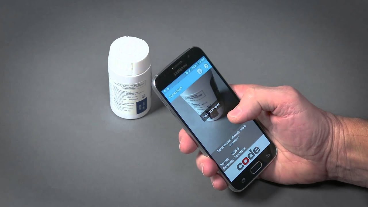 Cortexscan Cortexdecoder Reading Small 2d Barcode Youtube
