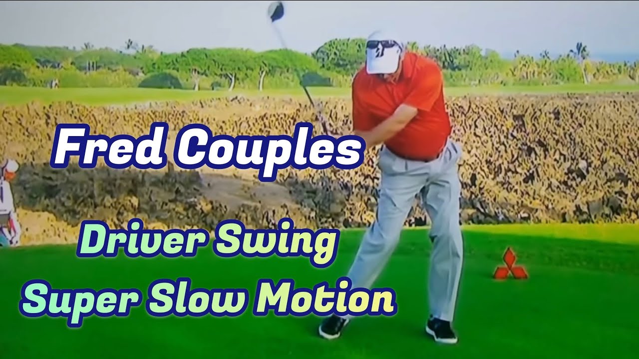Fred Couples Driver Swing In Super Slow Motion Face On Extra Super