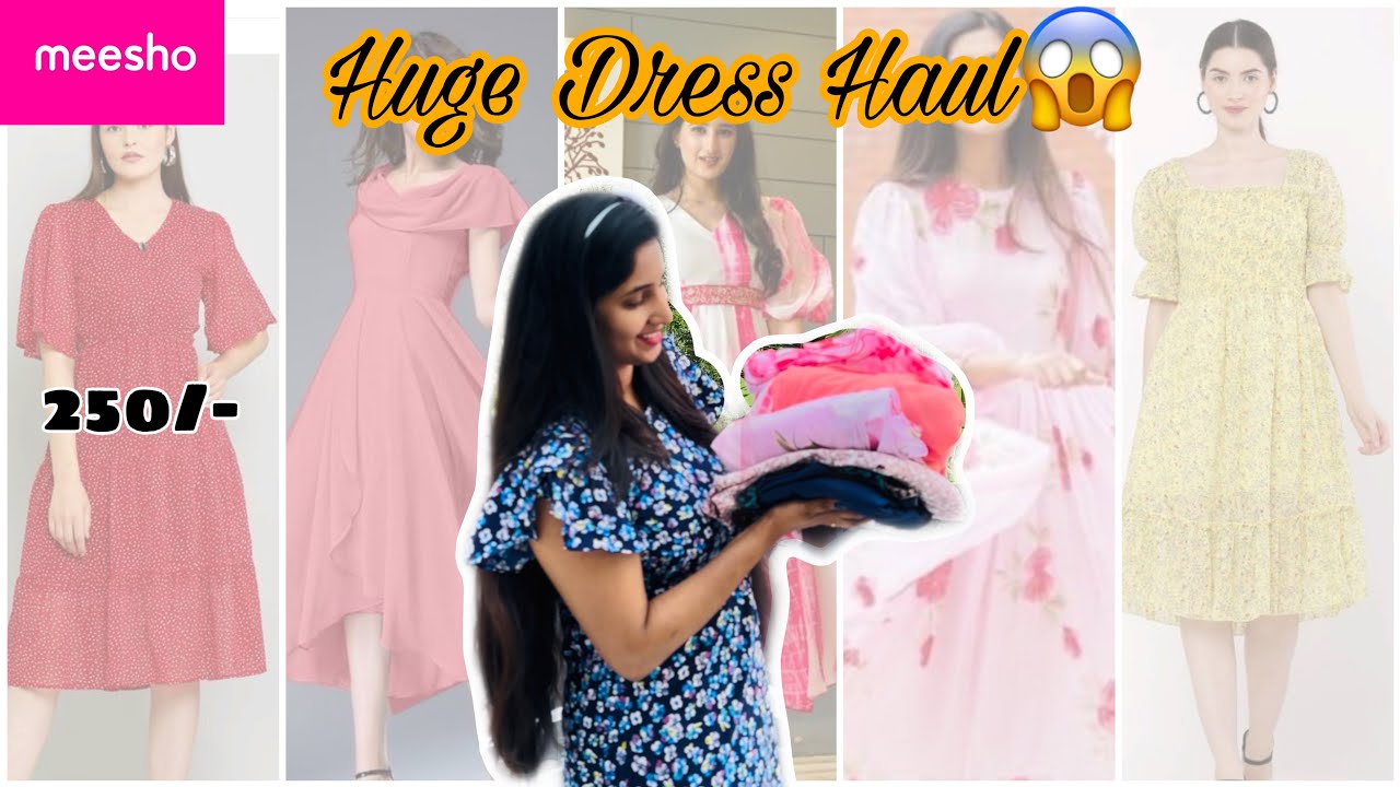 Trendy Meesho Dresses Haul рџ Starting At Rs 248 Try On Haul Meesho