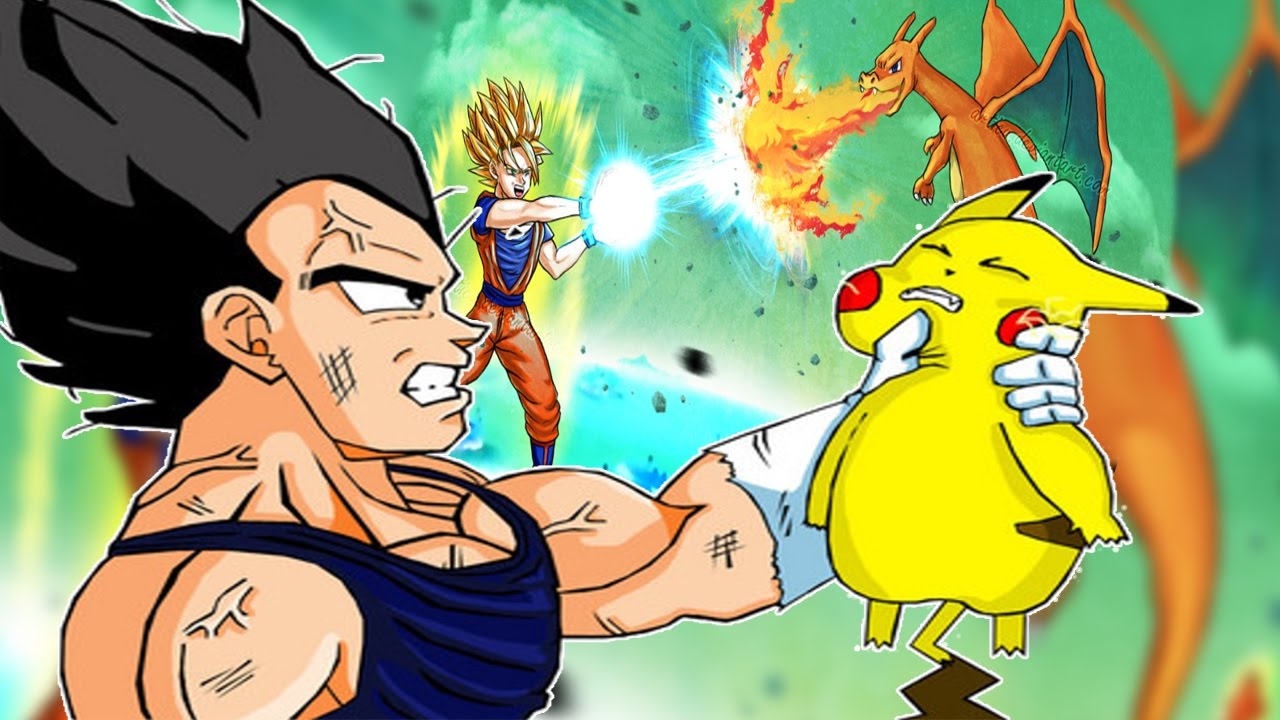 Pokemon Vs Dragon Ball Z Ash Pok йmon Vs Cell Dragon Ball ёяшвёяшв