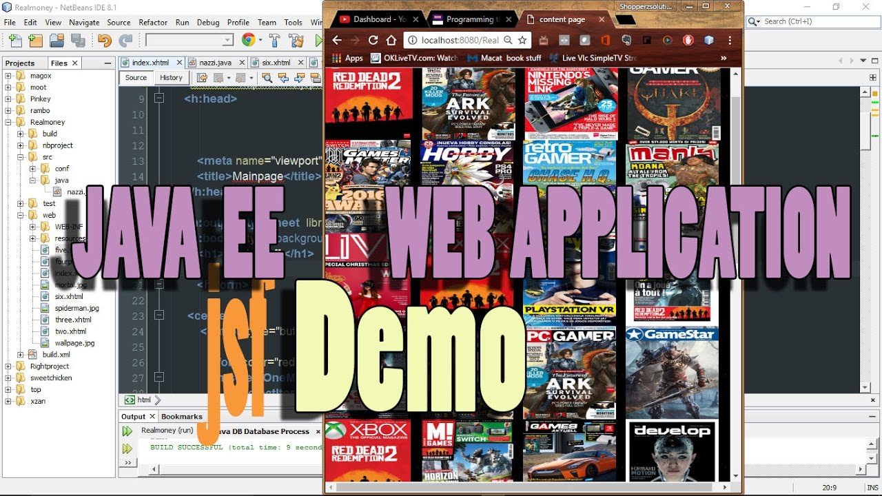 Java Ee Web Application Demo Youtube