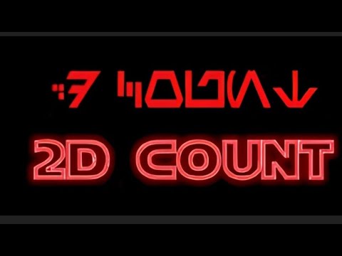 2d Count Smoothswing Font Demo 4k Youtube