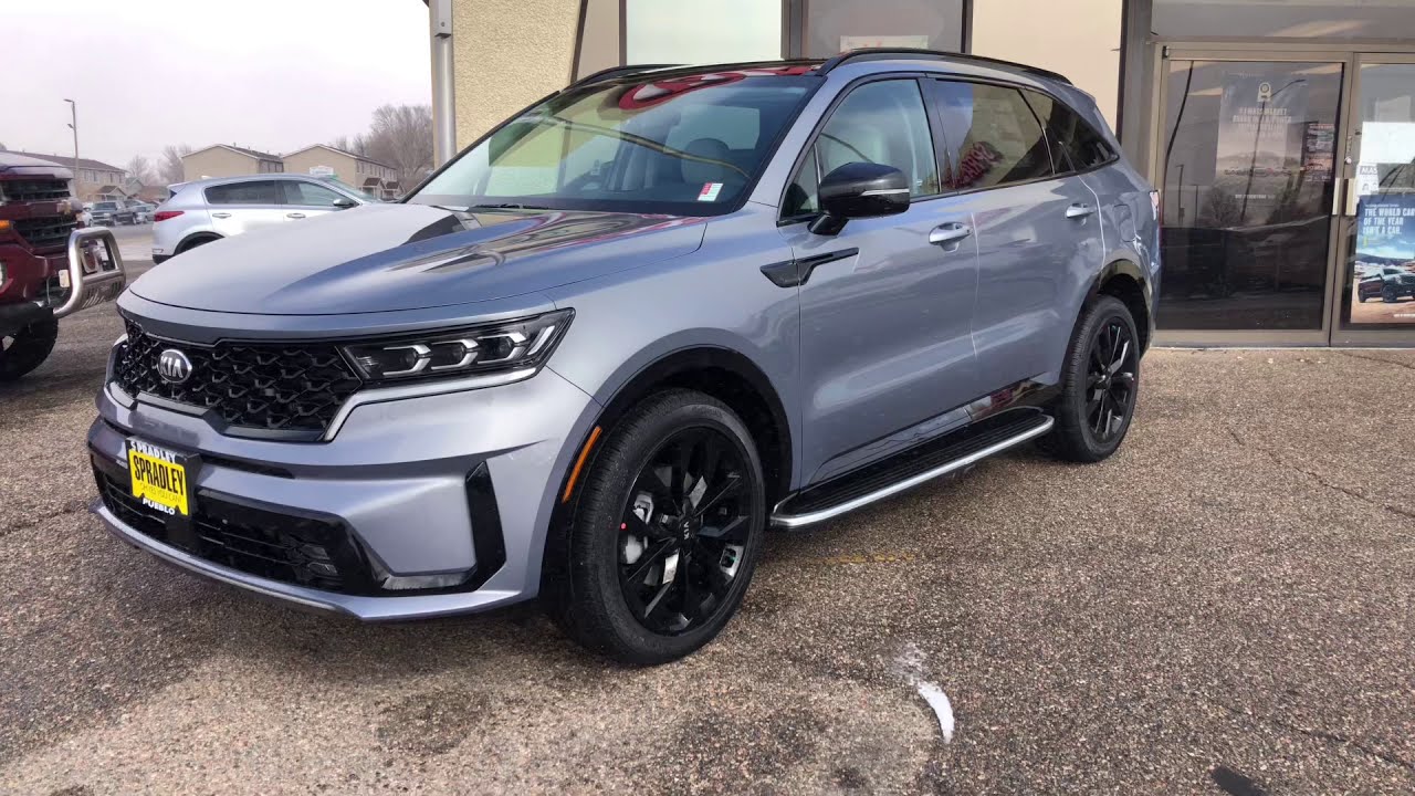 2021 Kia Sx Sorento Features Walk Around In Everlasting Silver Youtube