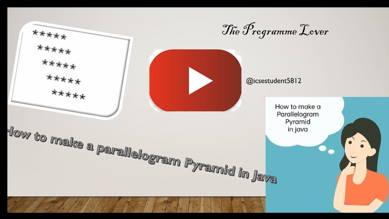 How To Make A Pyramid In Java Parallelogram Pyramid Java Program