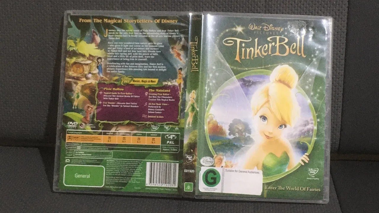 Opening And Closing To Tinker Bell Disney Dvd Australia 2008
