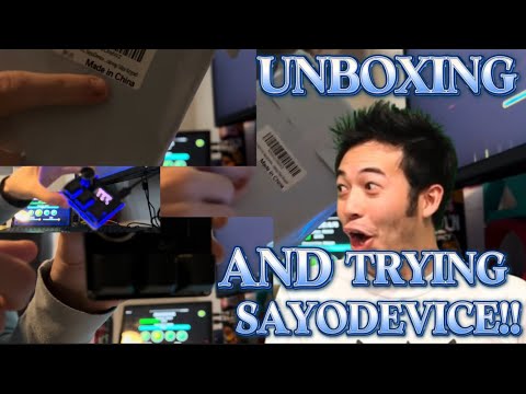 Unboxing And Trying The Sayodevice Geometry Dash 2 2 Youtube