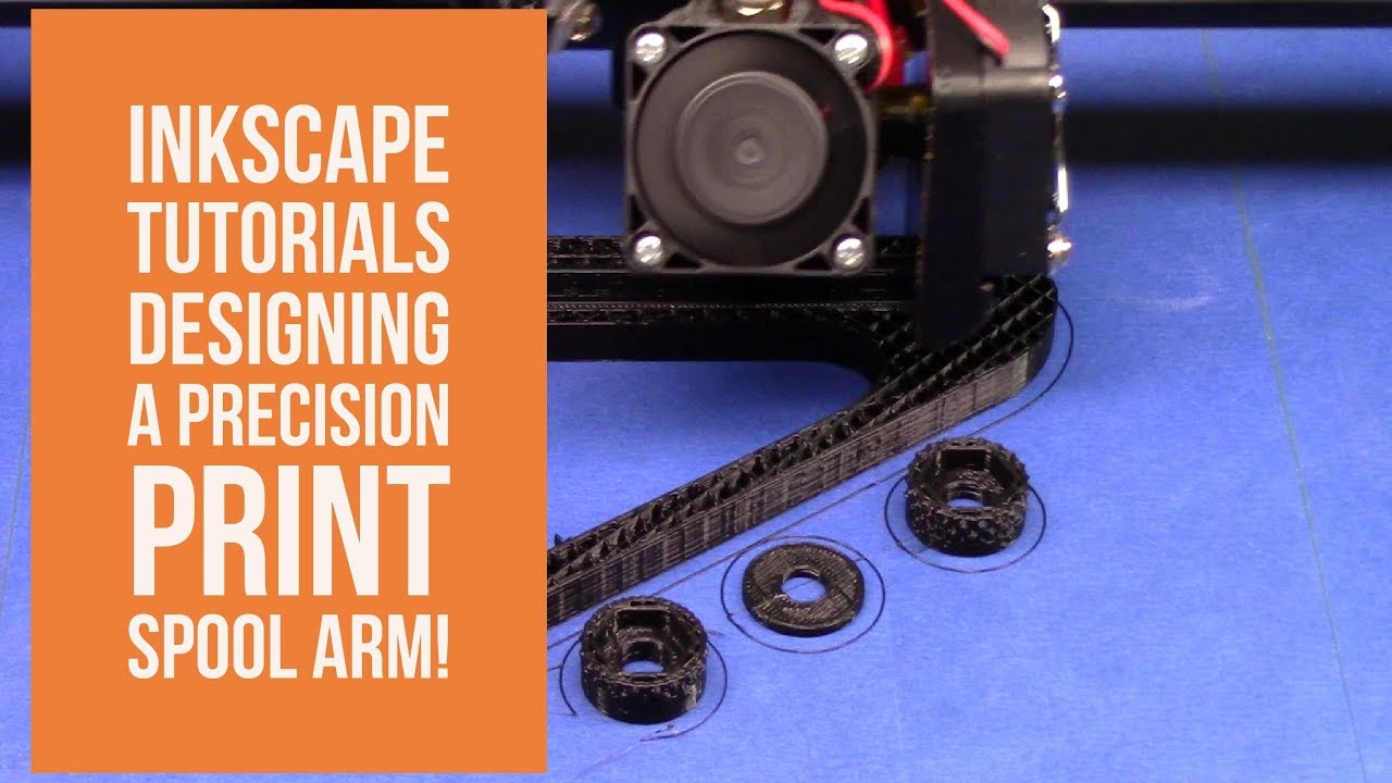 Inkscape Tutorials Using Layers To Design A Precision Print Spool Arm