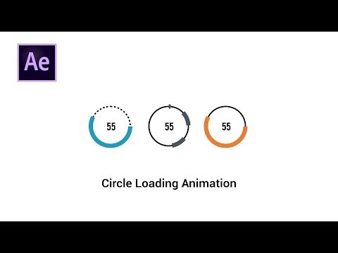 After Effects Tutorial Circle Loading Animation Youtube