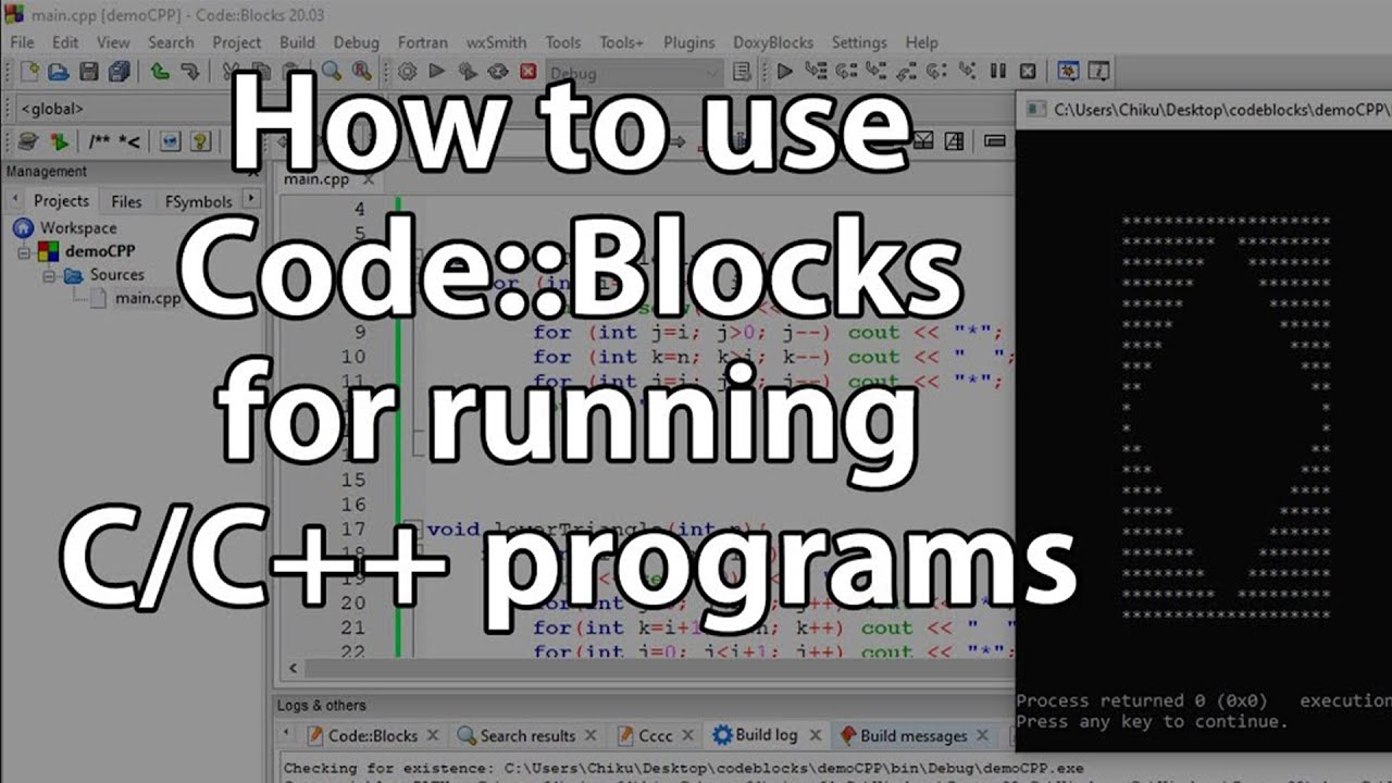 C Programming Tutorials 1 Installing Codeblocks Youtube