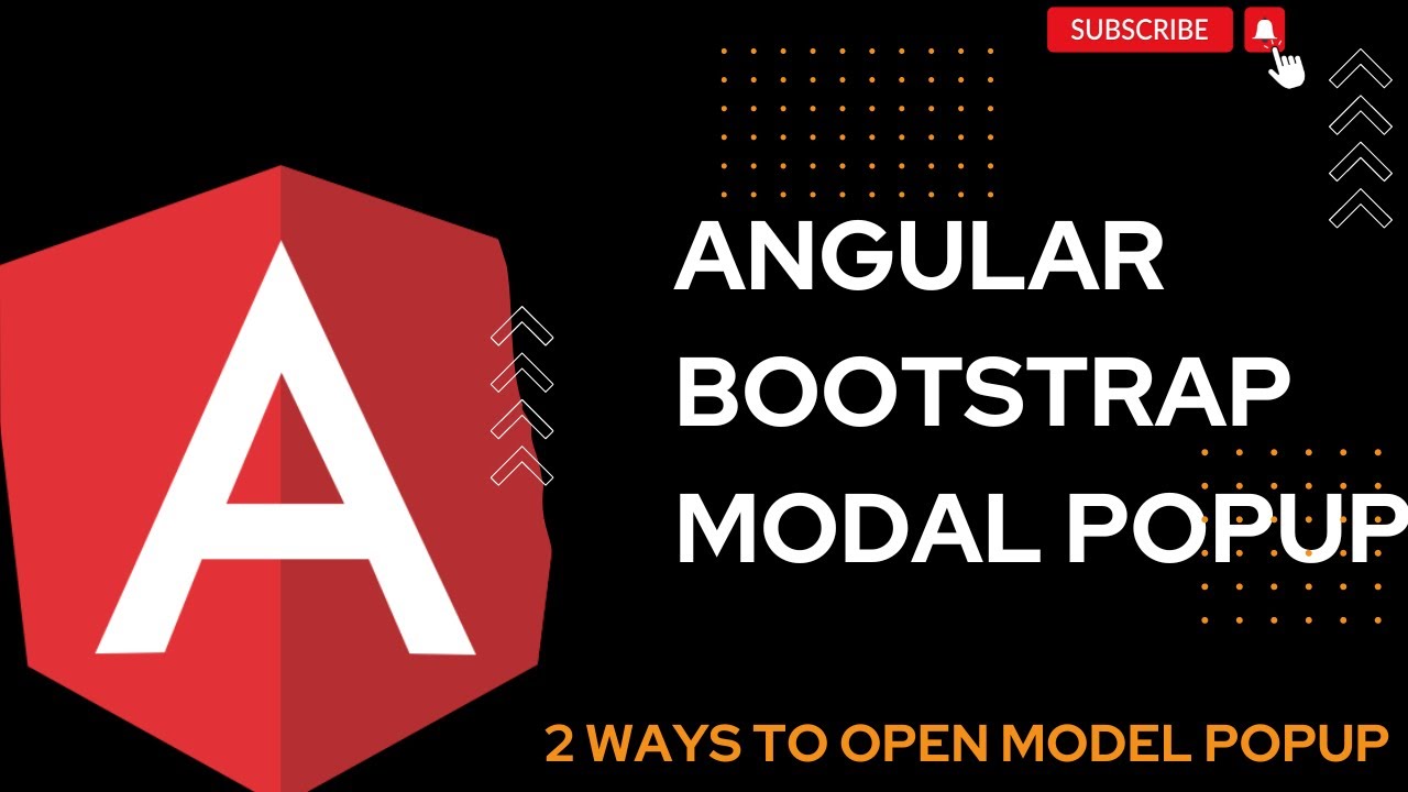 Angular Modal Popup Using Bootstrap Angular Tutorial Angular