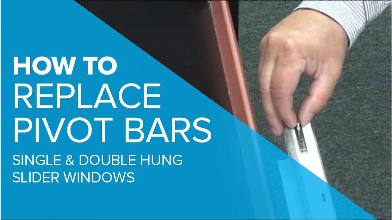 How To Replace Pivot Bars On Slider Windows Youtube
