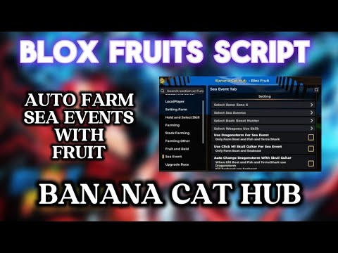 Paid Blox Fruits Script Auto Farm Sea Event With Fruit Showcase
