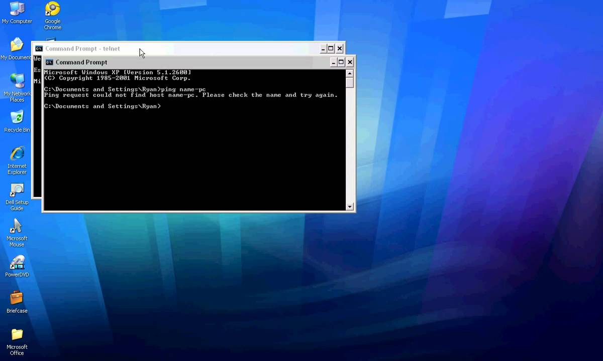 Command Prompt Tutorial Telnet Youtube