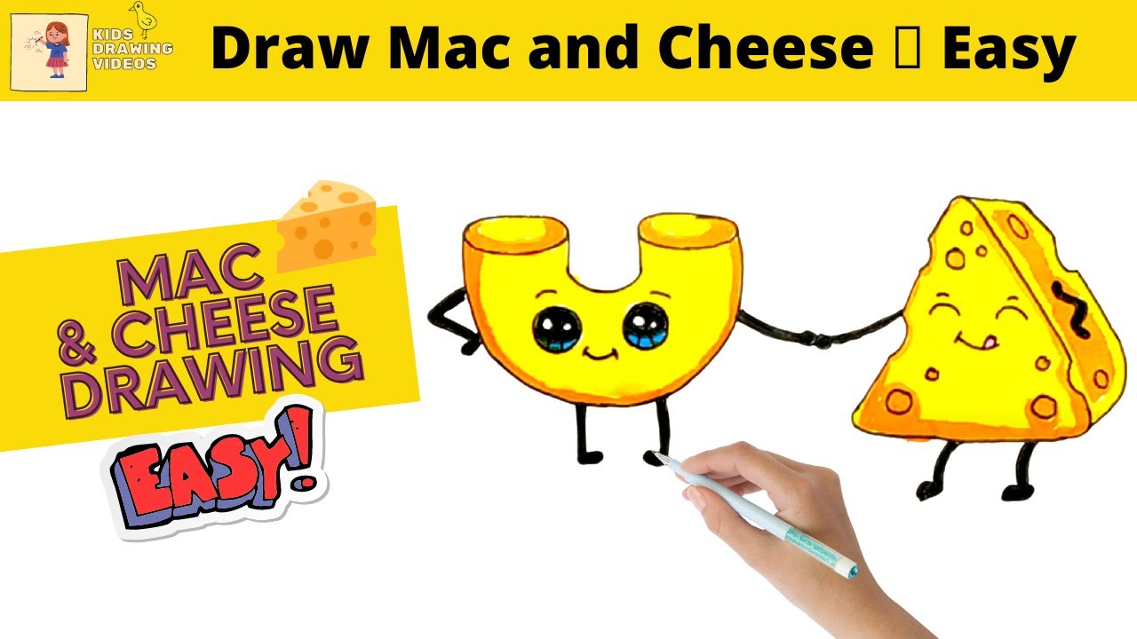 How To Draw Mac And Cheese рџ ђ Step By Step Drawing Mac Cheese