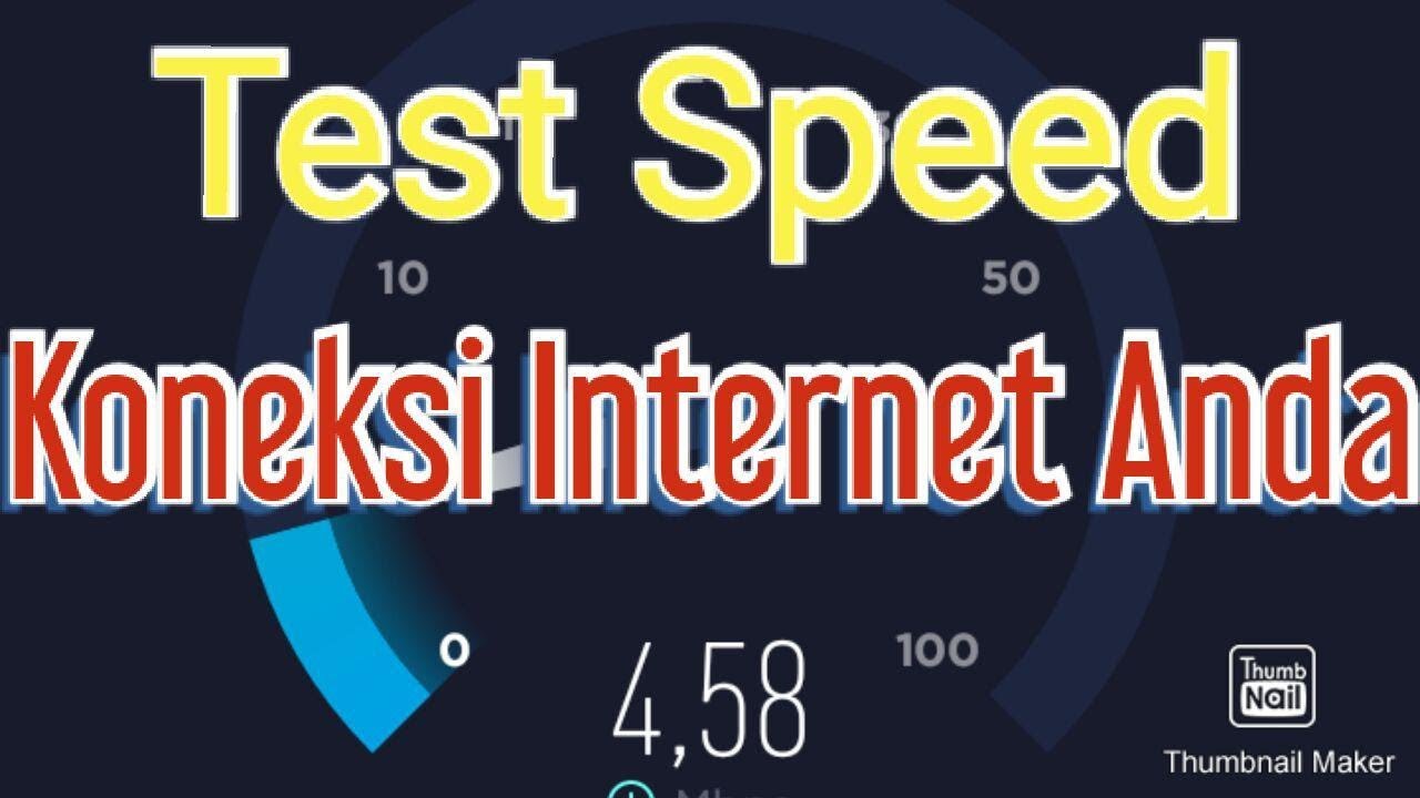 Cara Tes Kecepatan Internet Speed Test Youtube