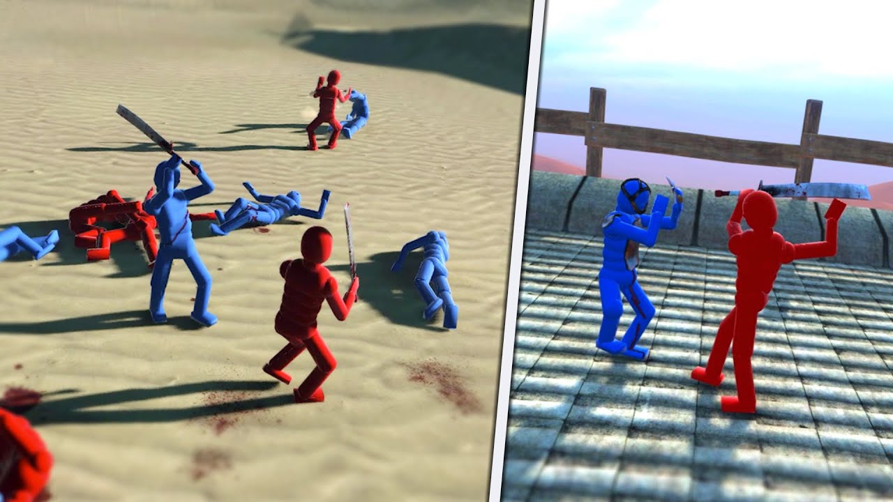 Active Ragdoll Physics Npc Wars Vol 4 Youtube