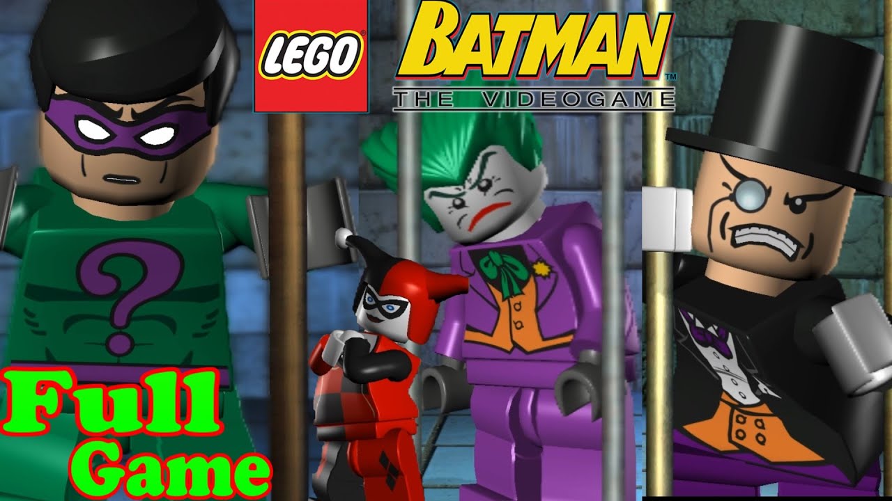 Lego Batman 1 Hd Heroes Mode Full Story Walkthrough All Cutscenes