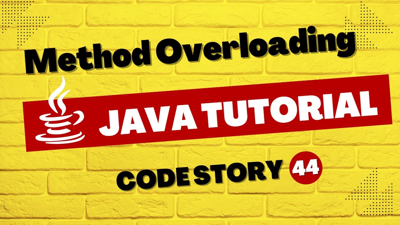 Java Tutorial Method Overloading Youtube