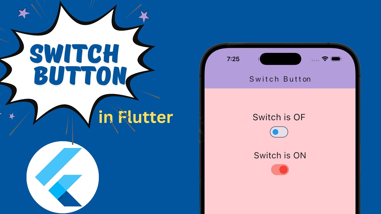 Flutter Switch Button Create A Flutter Toggle Switch Button Youtube