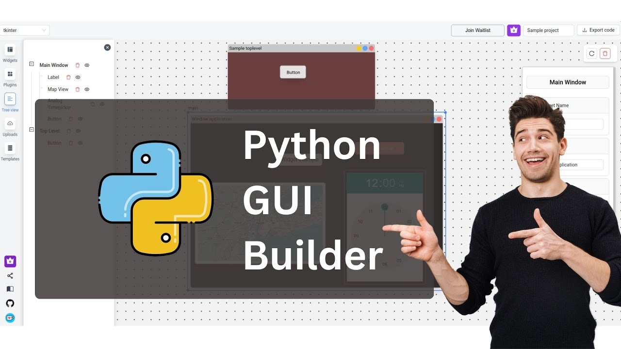 The Simplest Way To Create Python Guis Gui Builder For Python