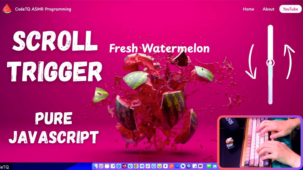 Master Scrolltrigger With Pure Javascript No Library Needed Youtube