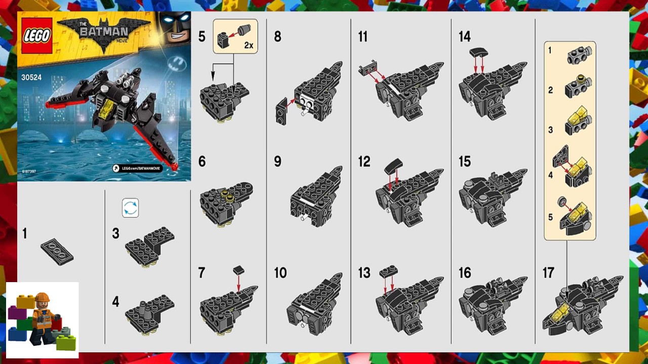 Lego Batmobile Instructions Lego Batmobile And The Two Face Chase Set