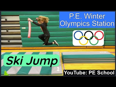P E Winter Olympics Station Ski Jump Youtube