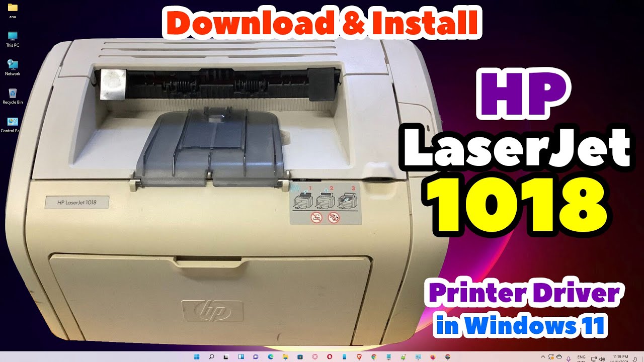 How To Download Install Hp Laserjet 1018 Printer Manually In Windows
