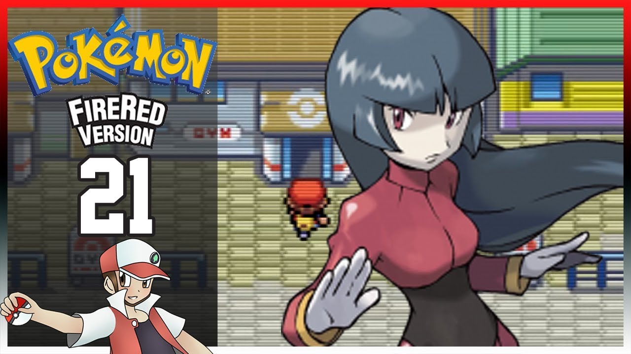 Pokemon Fire Red Part 21 Saffron City Gym Leader Sabrina Youtube