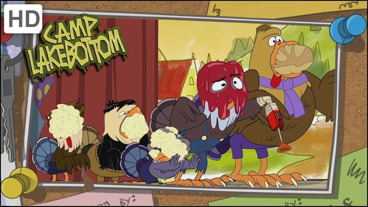 Camp Lakebottom Thanksgiving Turkeysaurus Rex Vs Were Chicken Youtube