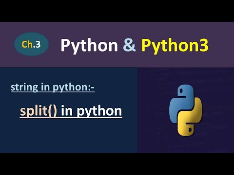 Python Tutorial In Hindi Split Function In Python String In Python
