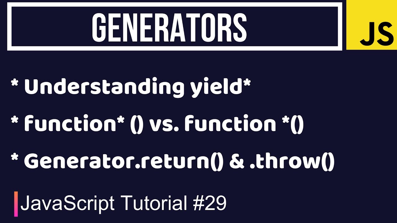 Understanding Javascript Generators Peerdh