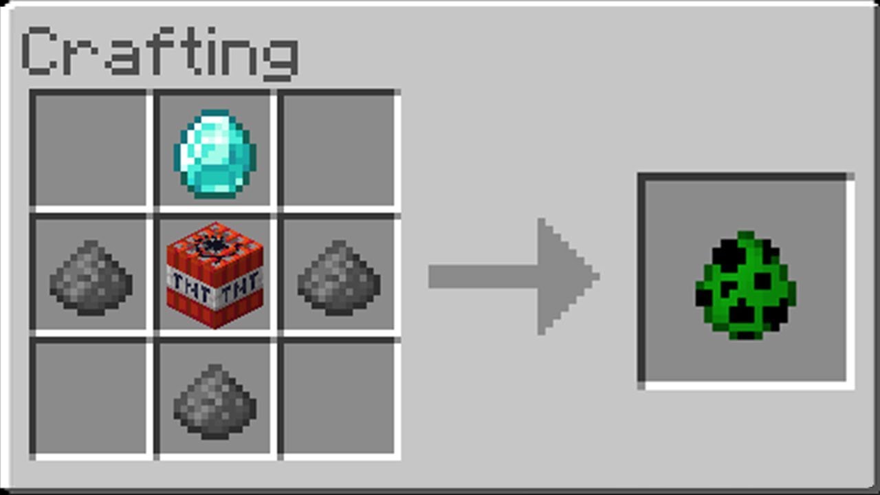How To Craft Spawn Eggs In Minecraft Youtube