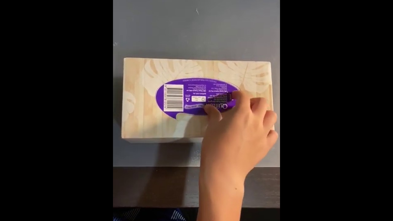 How To Open A Box Of Tissue Paper Youtube