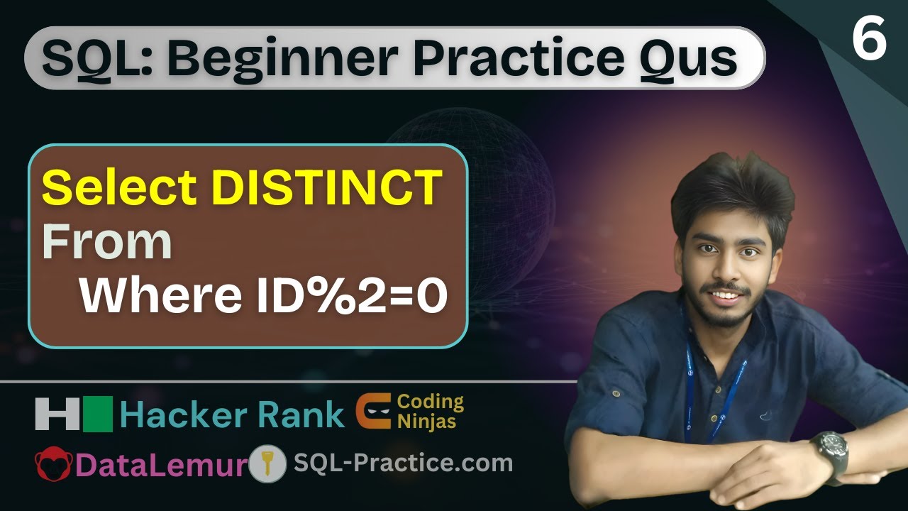 6 Sql Beginner To Advanced Practice Questions Sql Practice Question