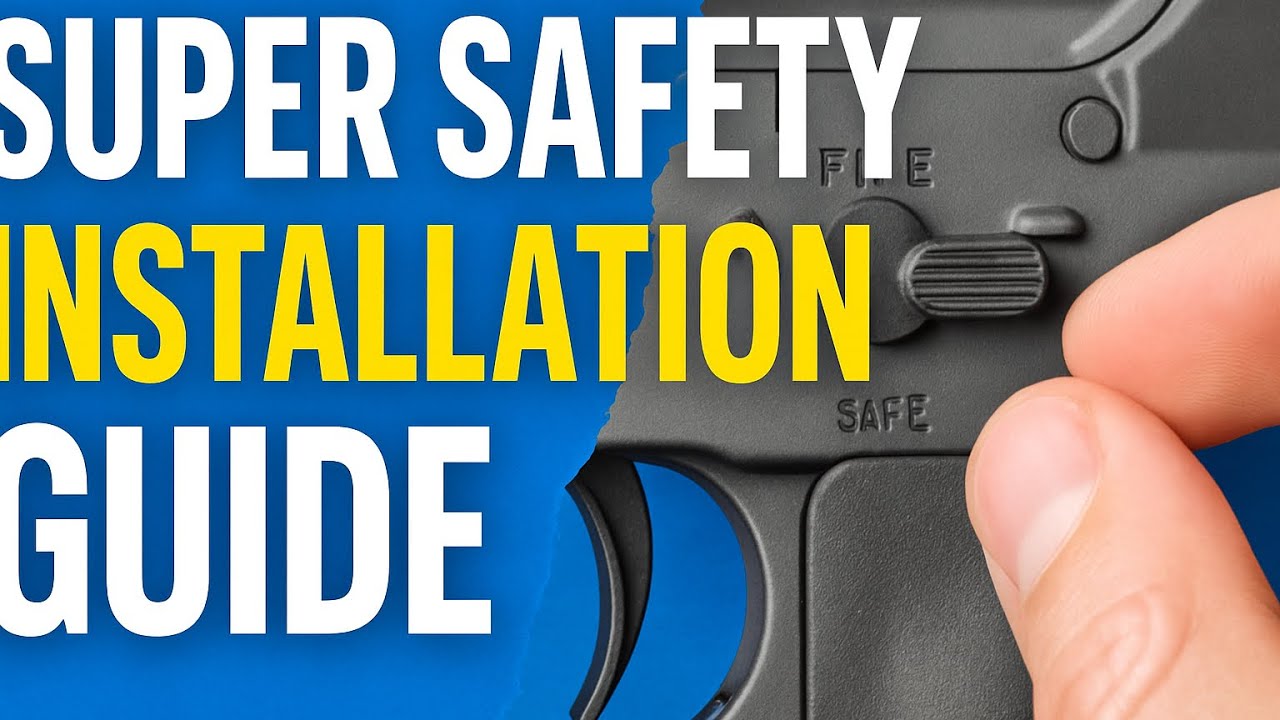 How To Install A Super Safety Quick Easy Ar 15 Upgrade Youtube