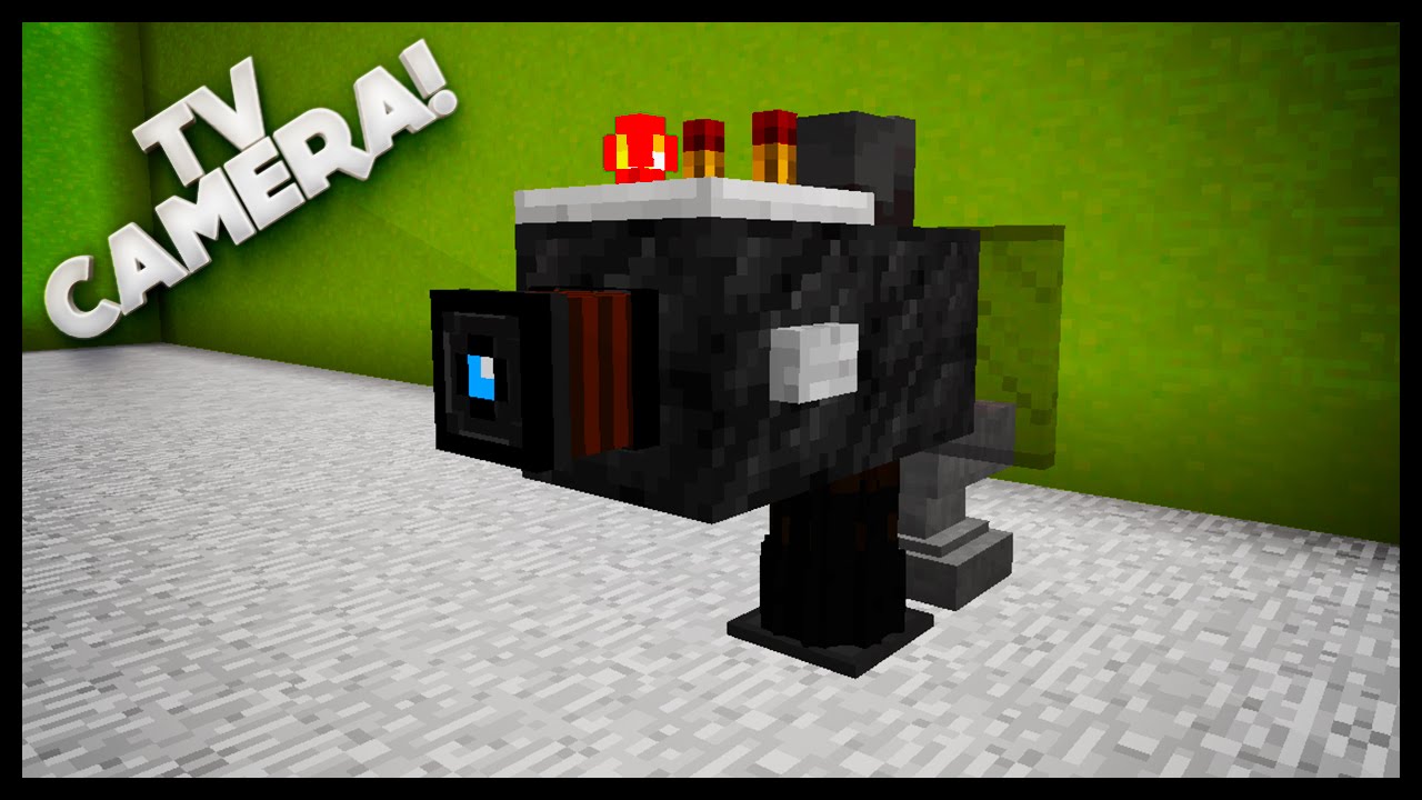Minecraft How To Make A Tv Camera Youtube